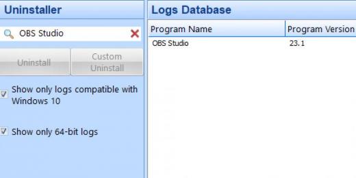How to uninstall OBS Studio with Revo Uninstaller