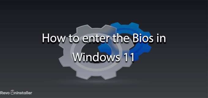 How to enter the Bios in Windows 11 - RevoUninstaller